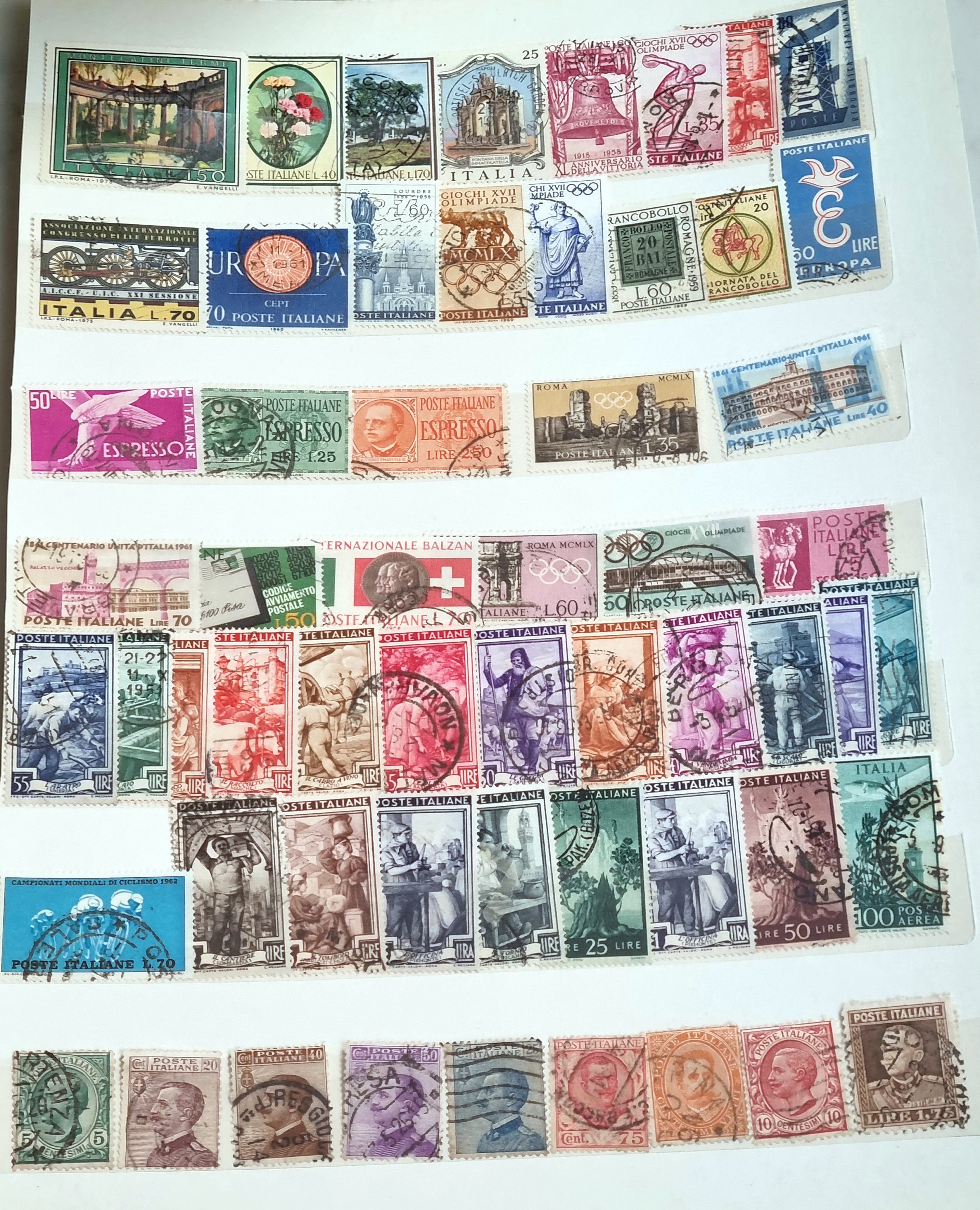 Vintage Italy Stamps Inc Rodi - Etsy