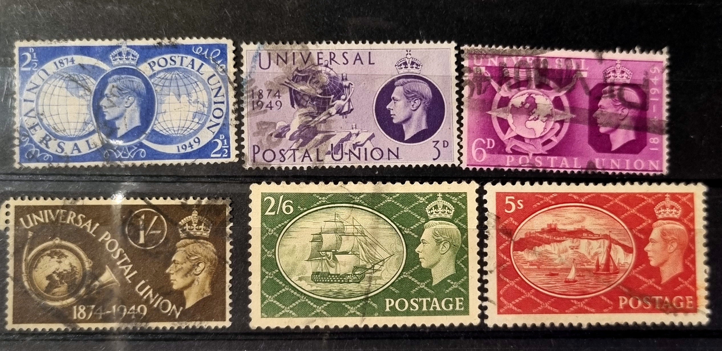 Vintage GB King George VI Stamp Collections - Etsy