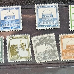 Vintage Palestine Stamps 1918-1921 - Etsy