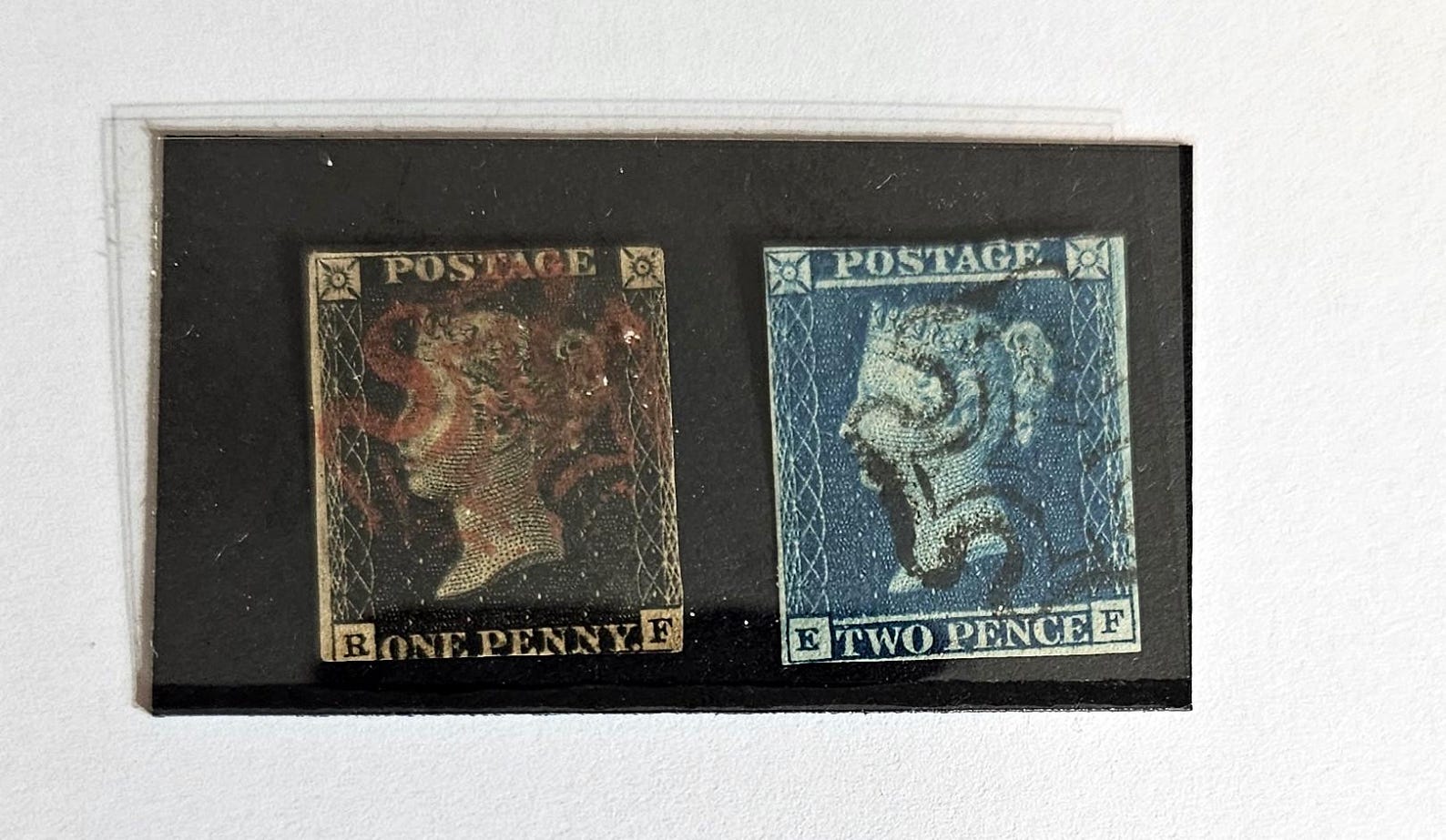 GB 1840 Penny Black Original Stamps - Etsy UK
