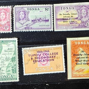 Vintage Toga / Tonga Stamps - Etsy