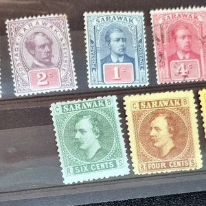 Vintage Sarawak Stamps - Etsy