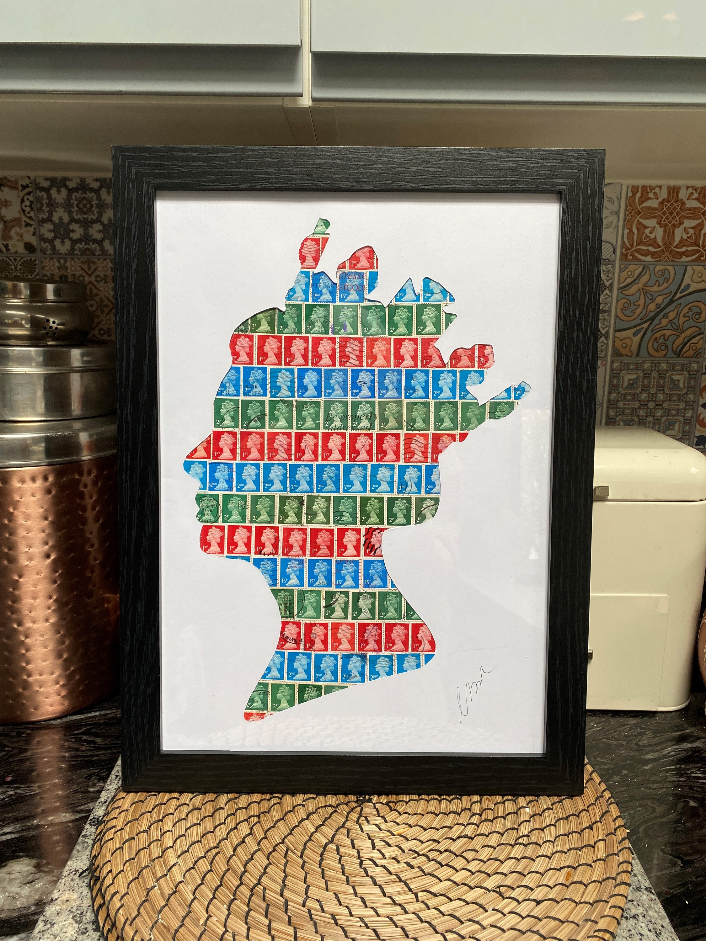 Queen Collage Stamp Frame - Etsy