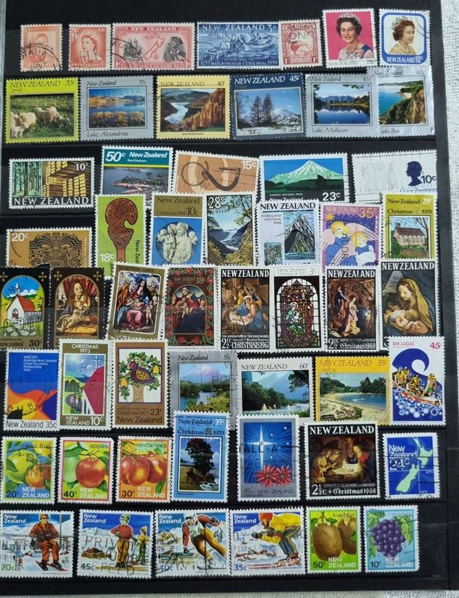 New Zealand Stamps Beautiful Vintage to Modern All Different - Etsy UK