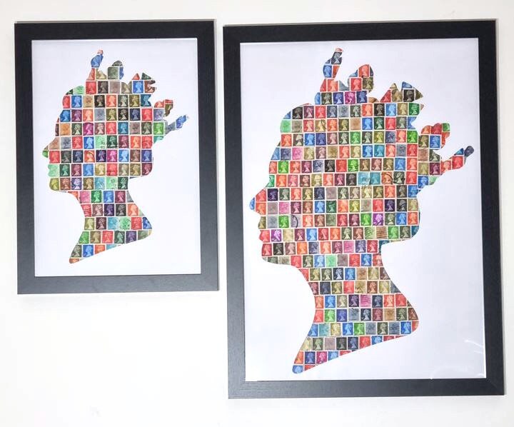 Queen Collage Stamp Frame - Etsy