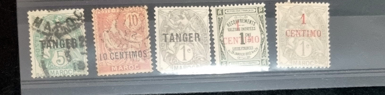 Vintage Tangier Stamps British French Spanish - Etsy