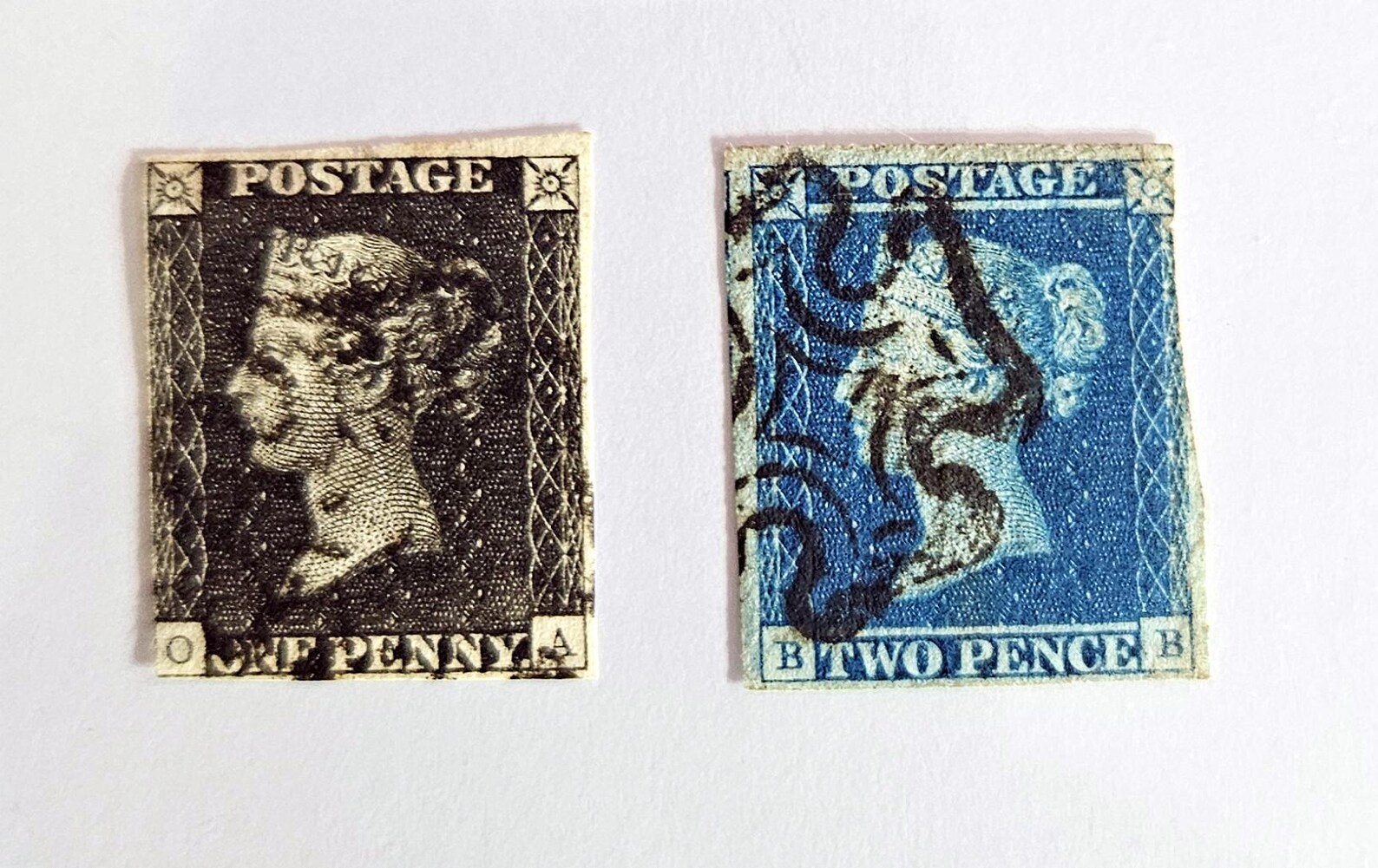 GB 1840 Penny Black Original Stamps - Etsy UK