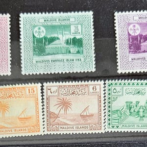 Vintage Maldives Islands Stamps - Etsy UK