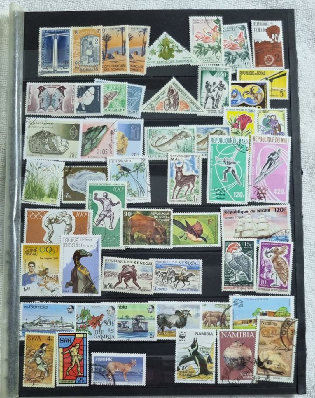 Mix African Countries Stamps - 100/200/300 Stamps All Different - Etsy
