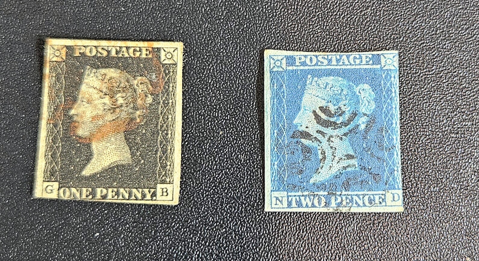 GB 1840 Penny Black Original Stamps - Etsy UK