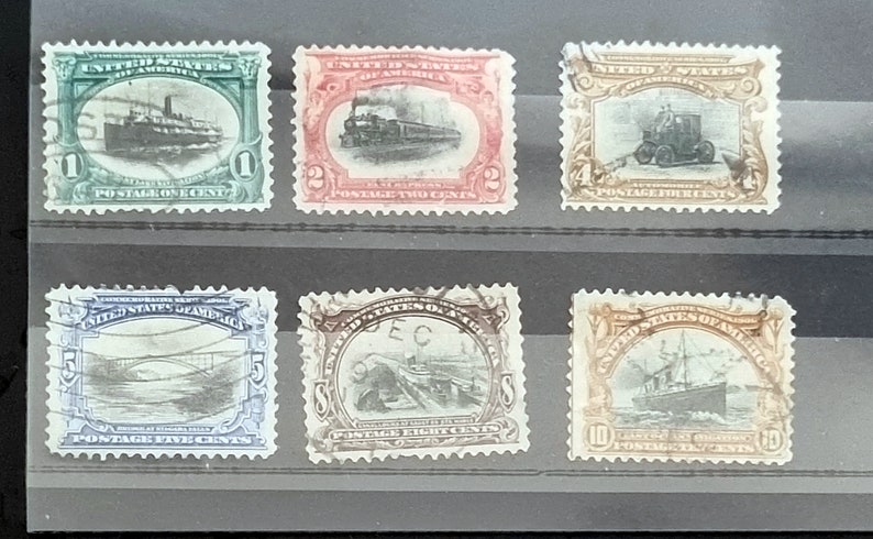 USA Vintage Commemorative Stamps - Etsy