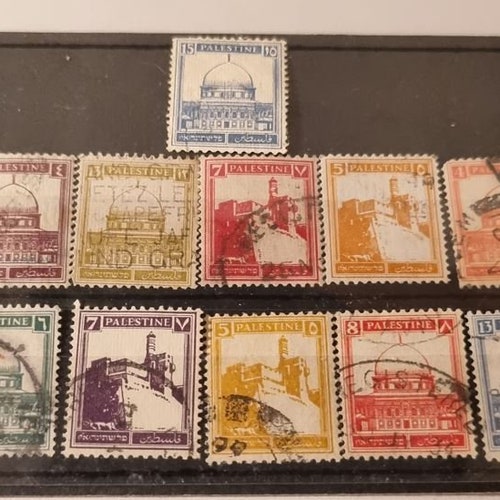 Vintage Palestine Stamps 1918-1921 - Etsy