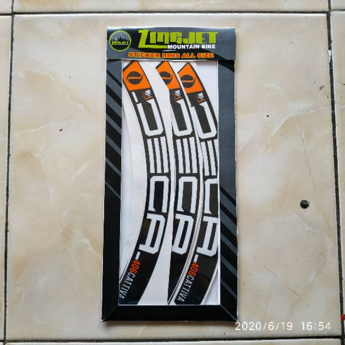 Deca 8pcs Bike Rim Decal Stickers High Quality Durable for Bike Wheel ...