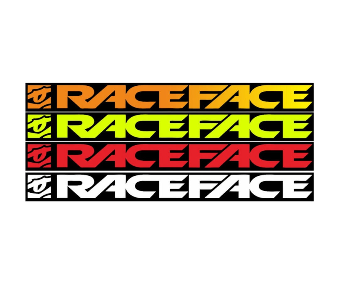 Raceface 2pcs Mountain Bike Downtube Decal Stickers High Quality ...