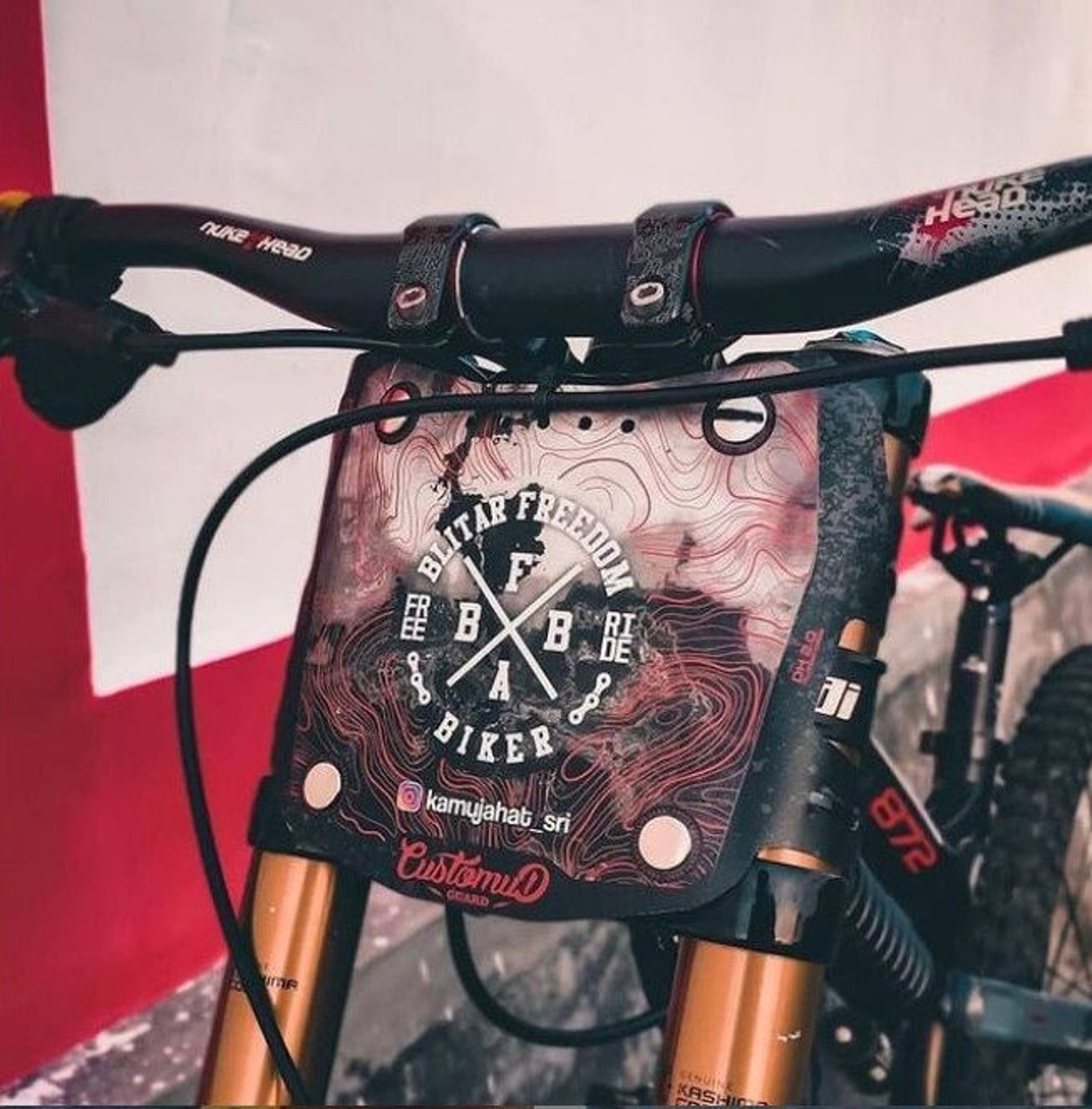 Darefast Mountain Bike Number Plate With Cool Stylish Design for Race ...