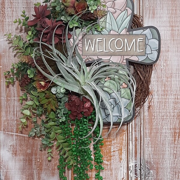 Succulent Wreaths for Front Door - Etsy