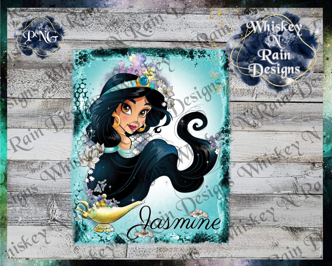 Jasmine, PNG, Sublimation, Waterslide, Watercolor, Printable Decal ...