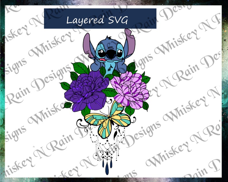 Layered Stitch SVG Cut File Vinyl File PNG Sublimation - Etsy