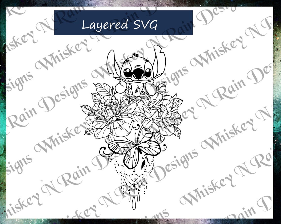 Layered Stitch SVG Cut File Vinyl File PNG Sublimation - Etsy