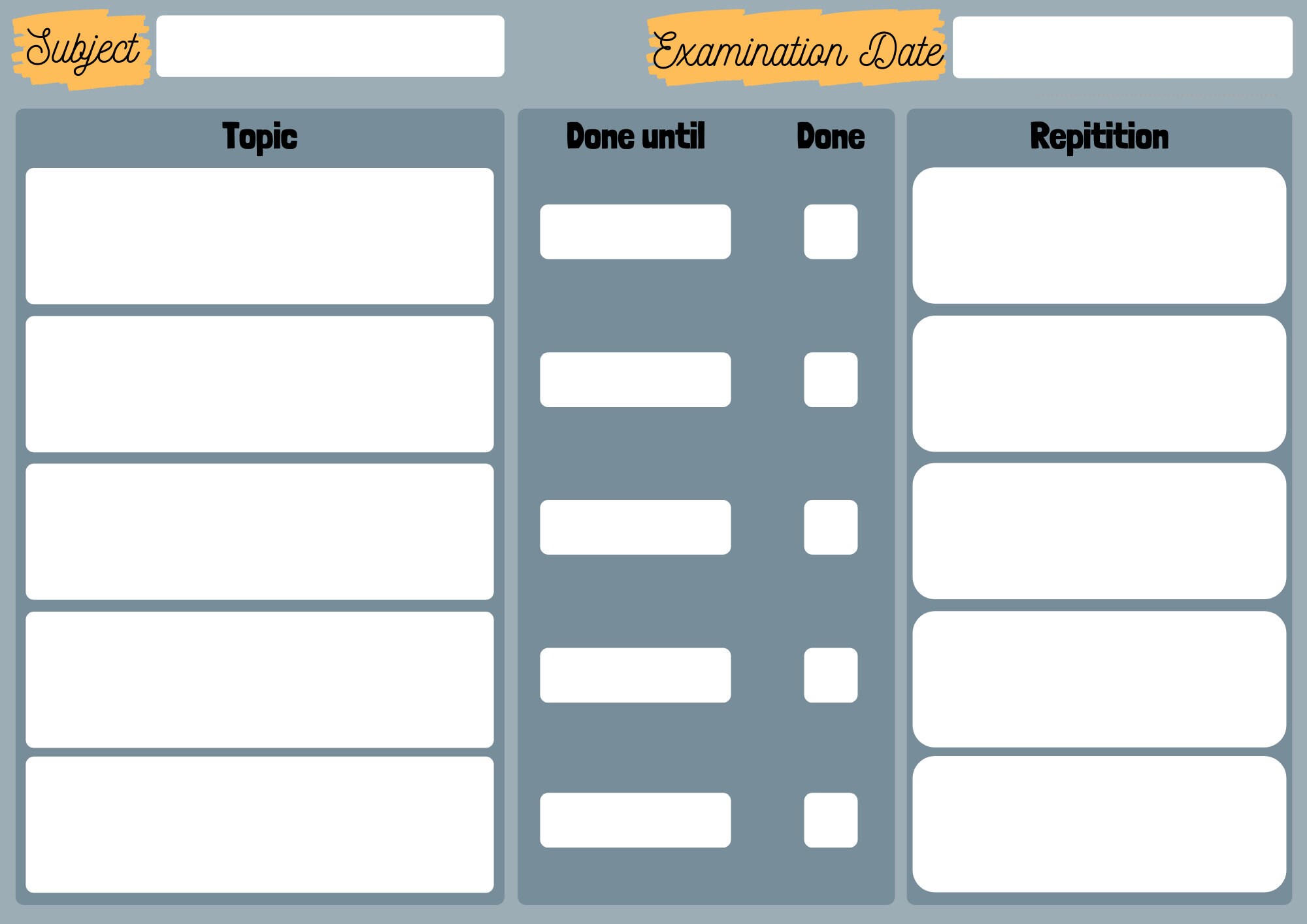 Digital Learning Sheet/ Learning Tool for Students, School Organizer ...