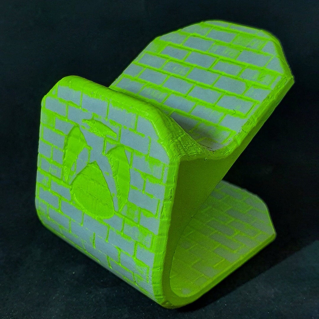 XBOX / Series X Controller Stand White/ Neon Yellow With Brick/stone ...