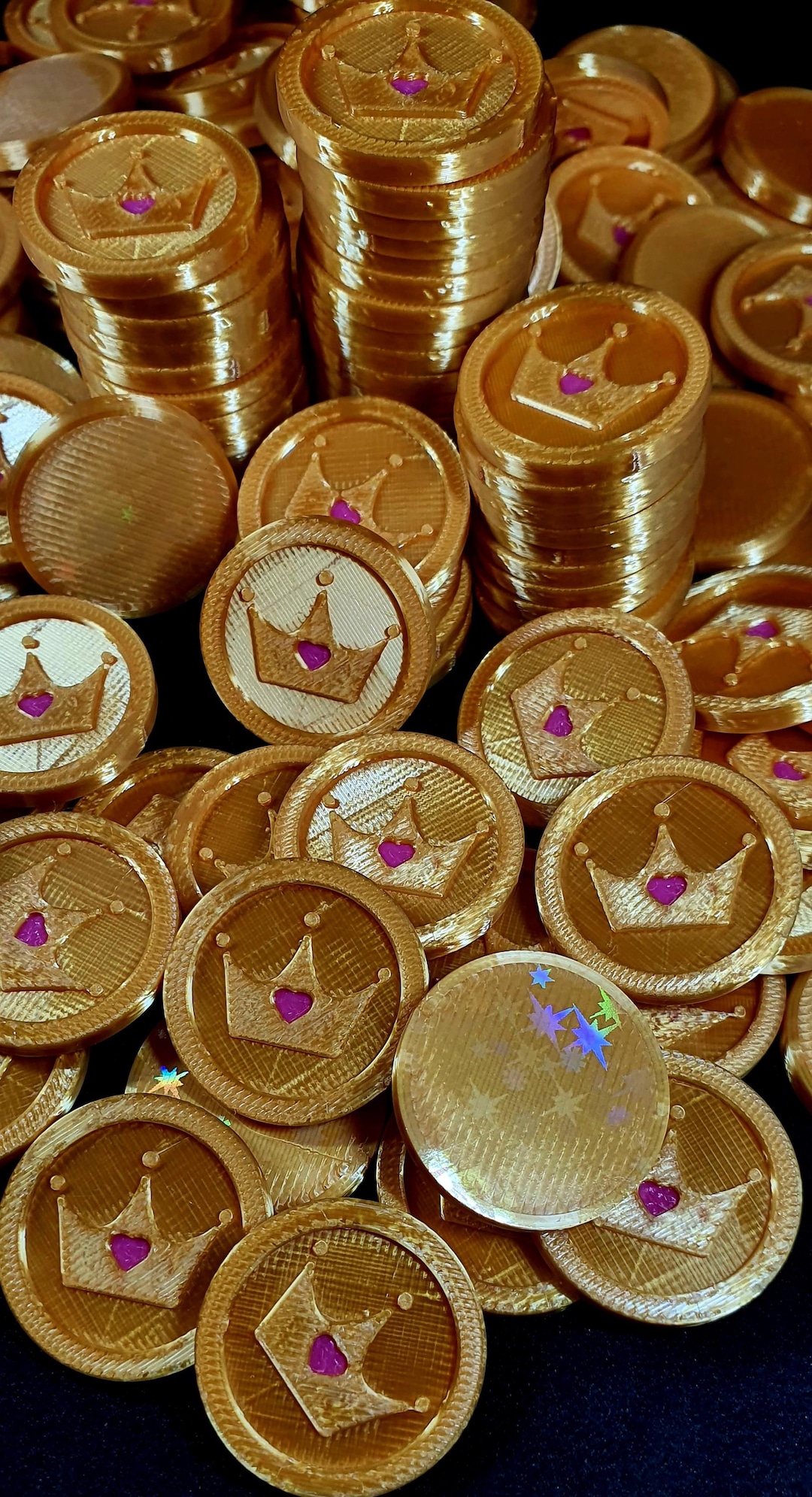 Princess crown Coins fanart Gift Idea Treasure Hunt Decoration - Etsy
