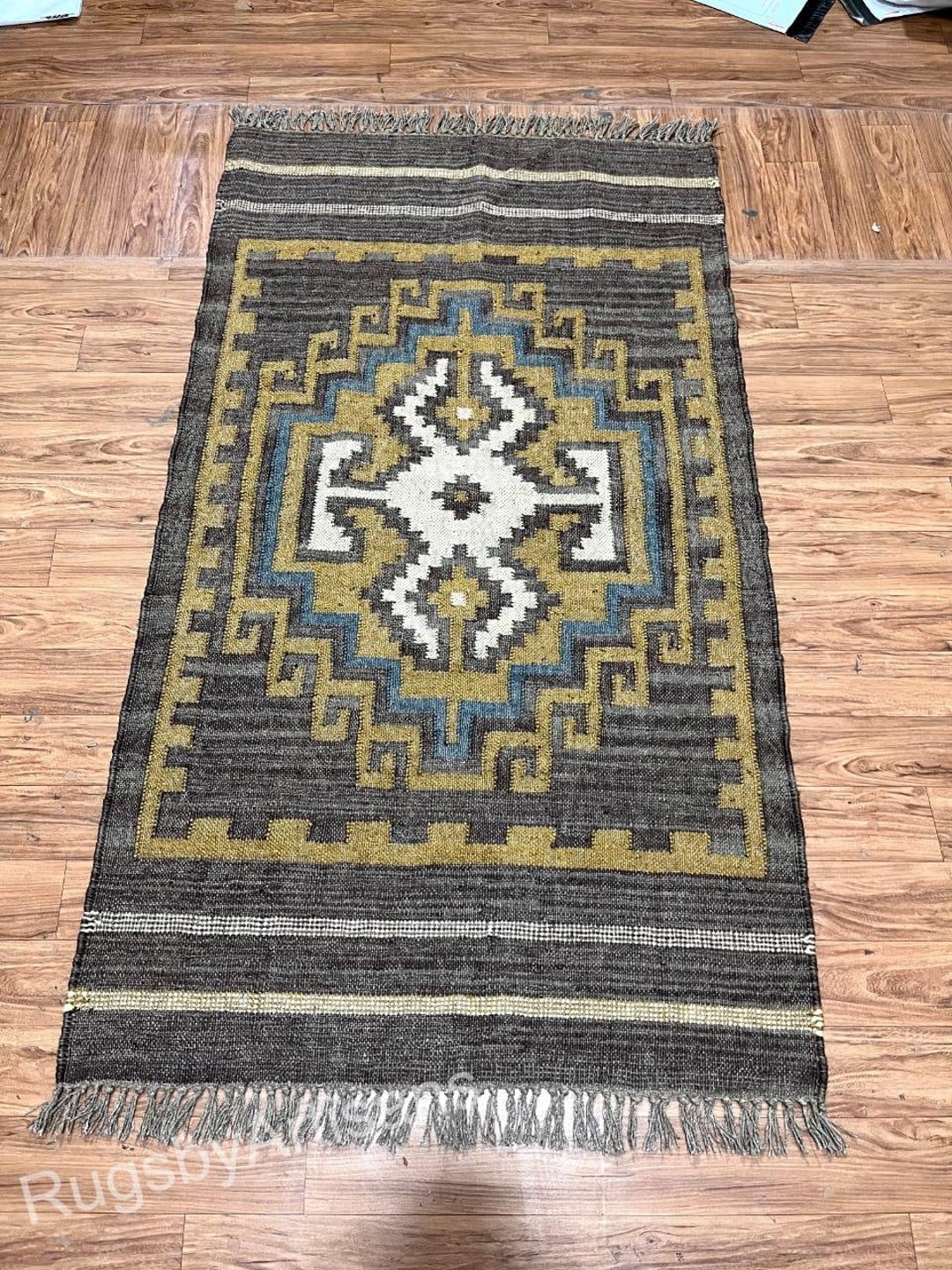 Kilim Wool and Jute Rugs, Jute Wool Rug Living Room,bowen Flatweave ...