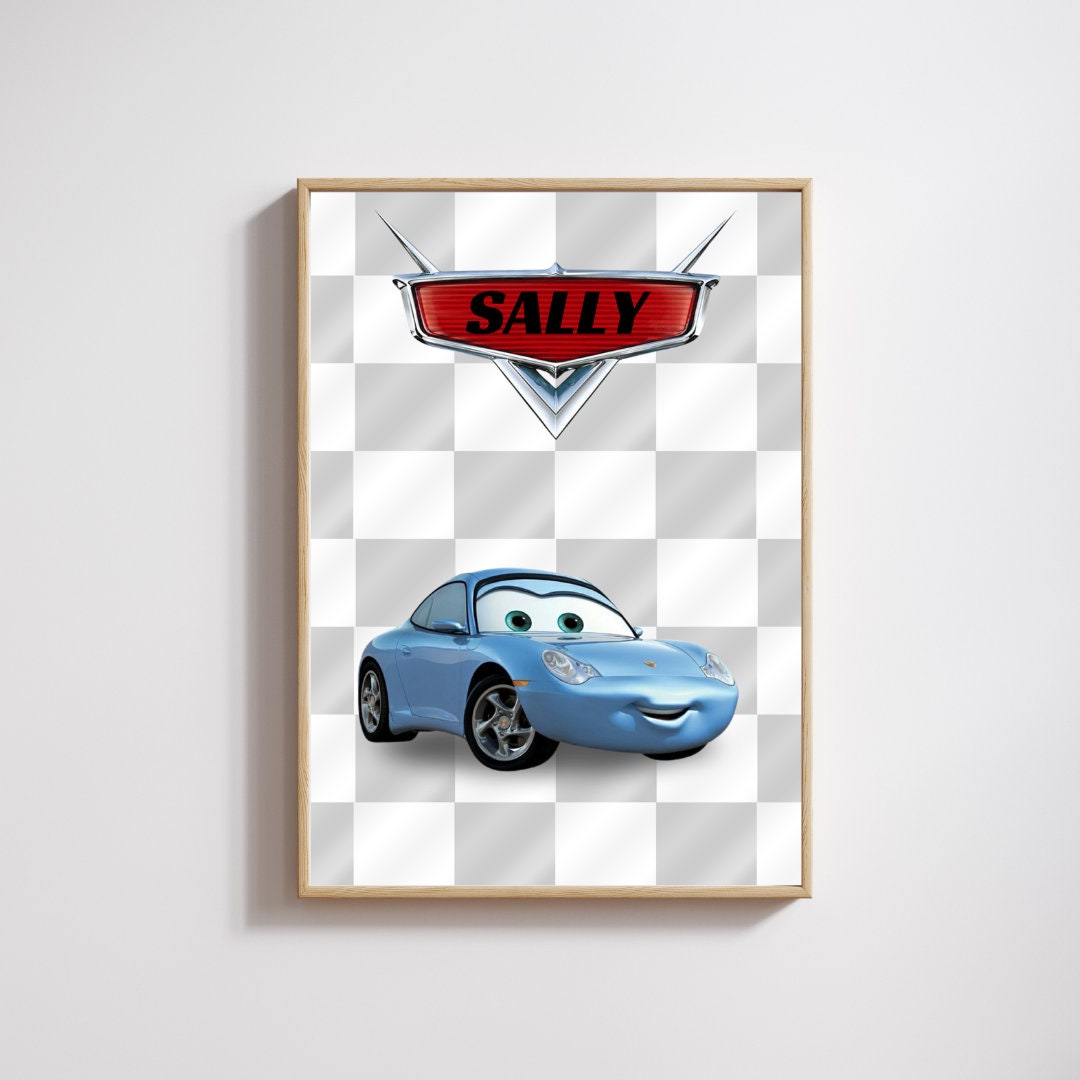 Lightning Mcqueen - Cars Mack Truck, Sally, Cruz, Mator Kids Wall ...