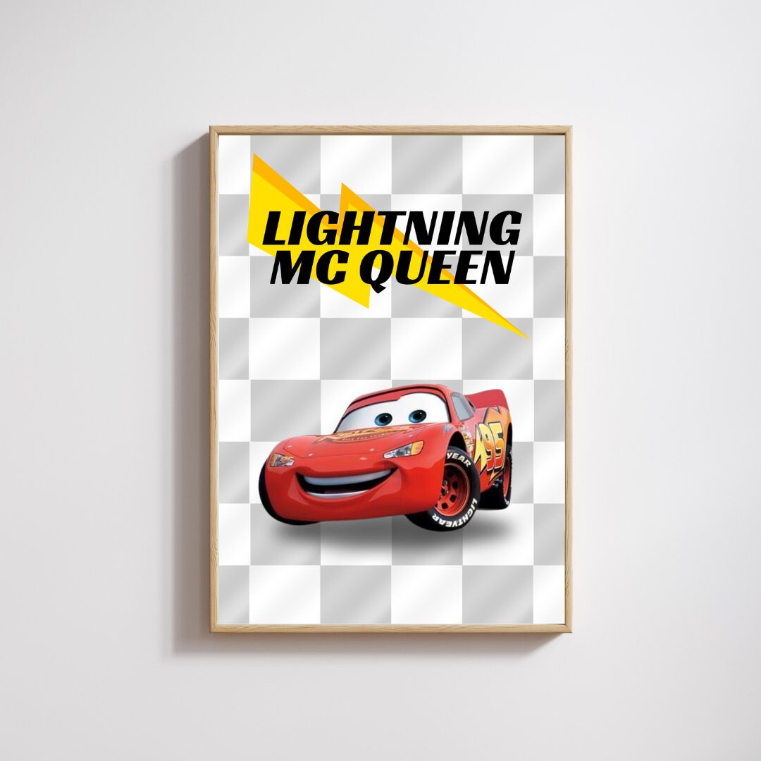 Lightning Mcqueen - Cars Mack Truck, Sally, Cruz, Mator Kids Wall ...