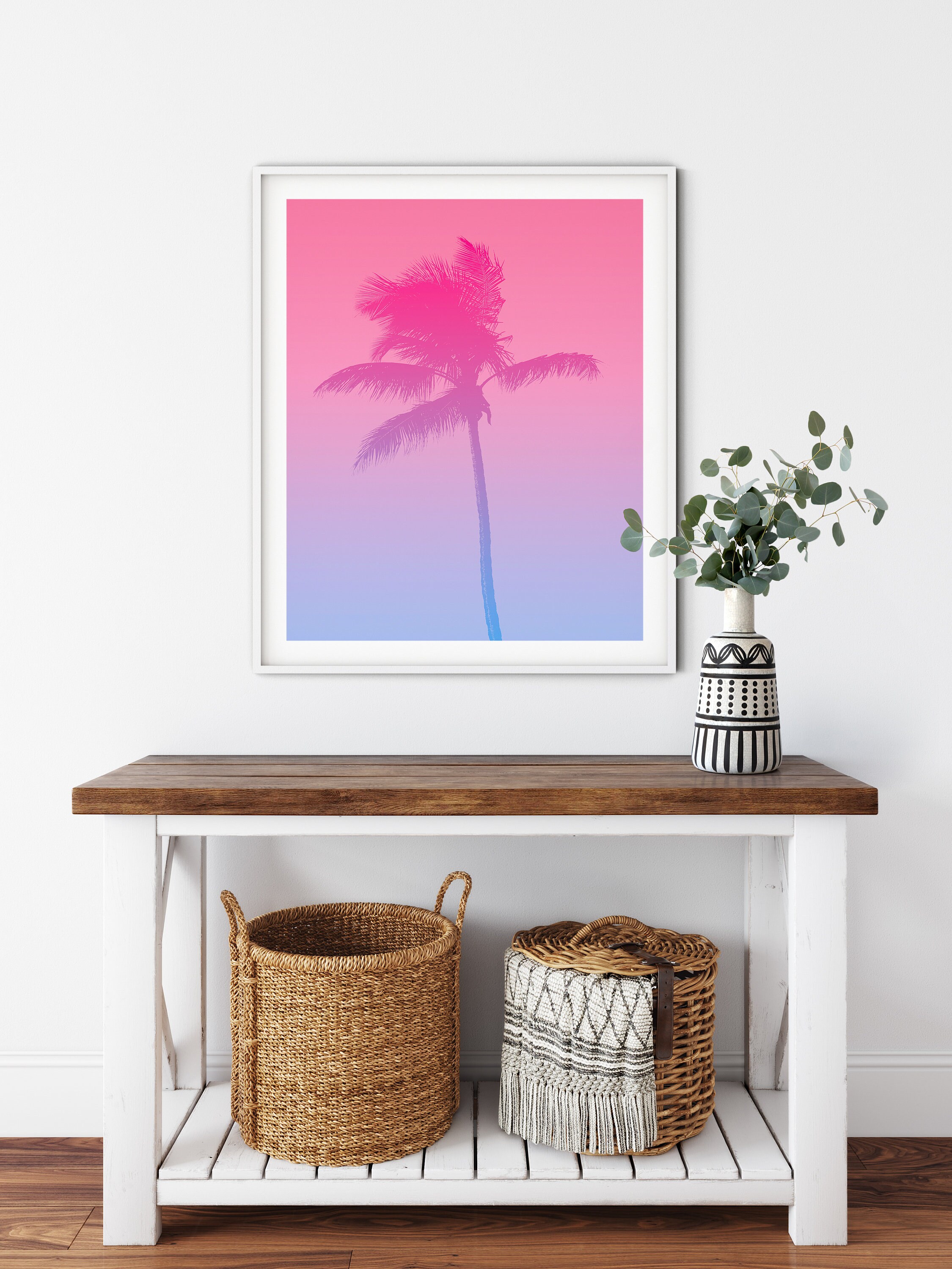 Palm Tree Digital Download, Palm Tree Print, Printable Art, Tropical ...
