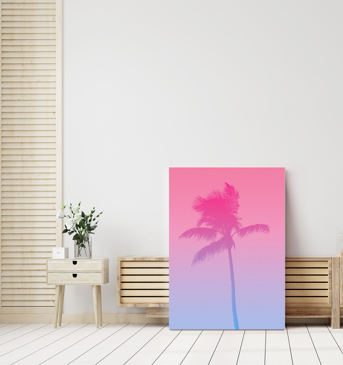 Palm Tree Digital Download, Palm Tree Print, Printable Art, Tropical ...