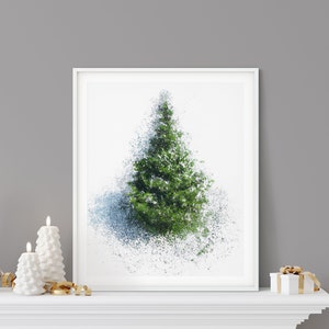 Christmas Tree Prints, Evergreen Trees, Christmas Decor, Holiday Decor ...