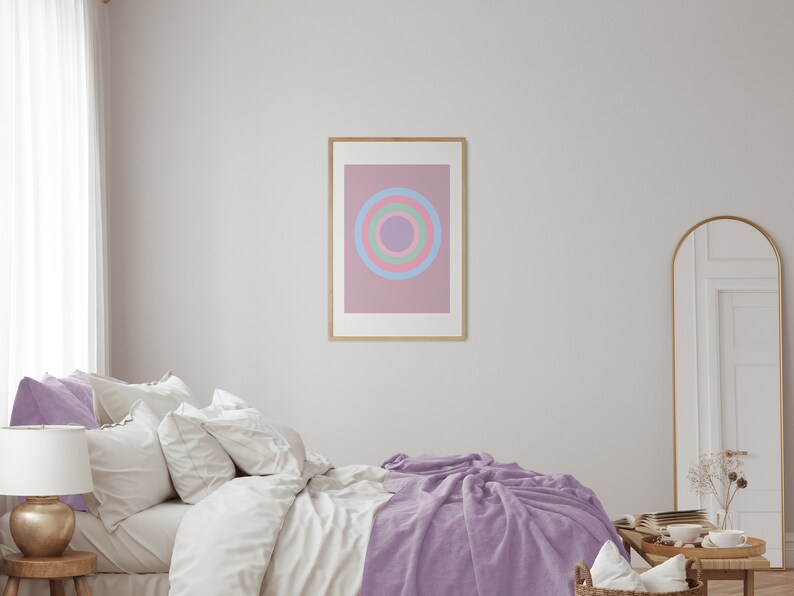 Purple Portal Art Abstract Wall Art Printable Wall Art - Etsy