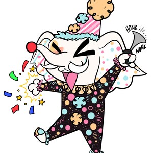Silly Guy Clown Fursona OC YCH - Etsy