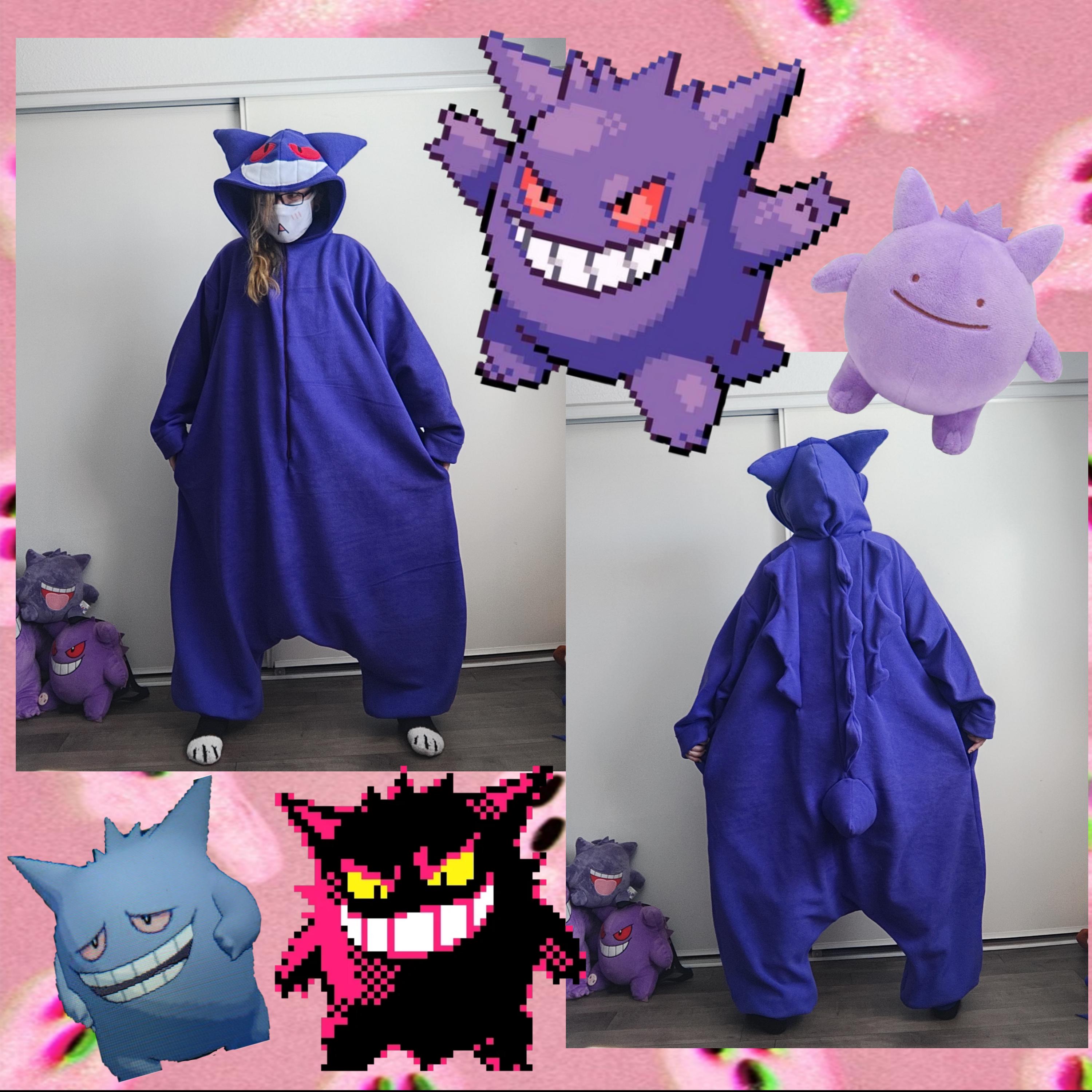 Gengar Pokemon Inspired Cosplay Kigurumi Onesie - Etsy