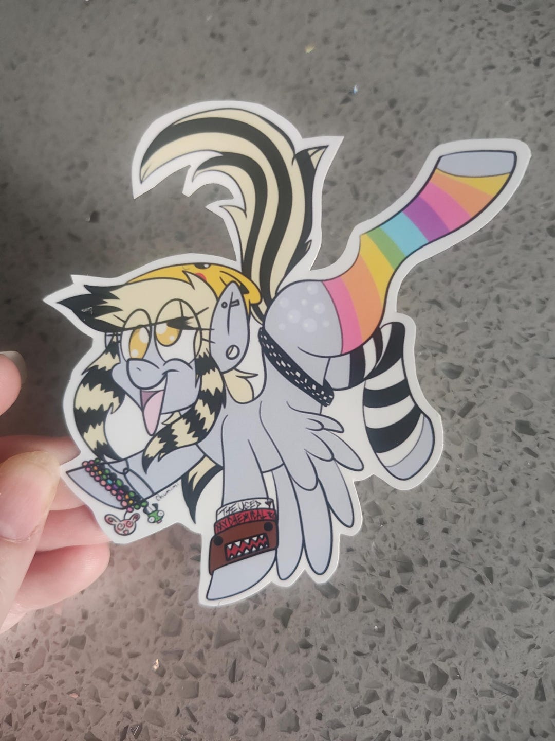 Emo Scenecore Derpy Hooves MLP Sticker - Etsy