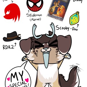 Safe Food, Special Interest, Stim Toy Autism Awareness Fursona OC YCH ...