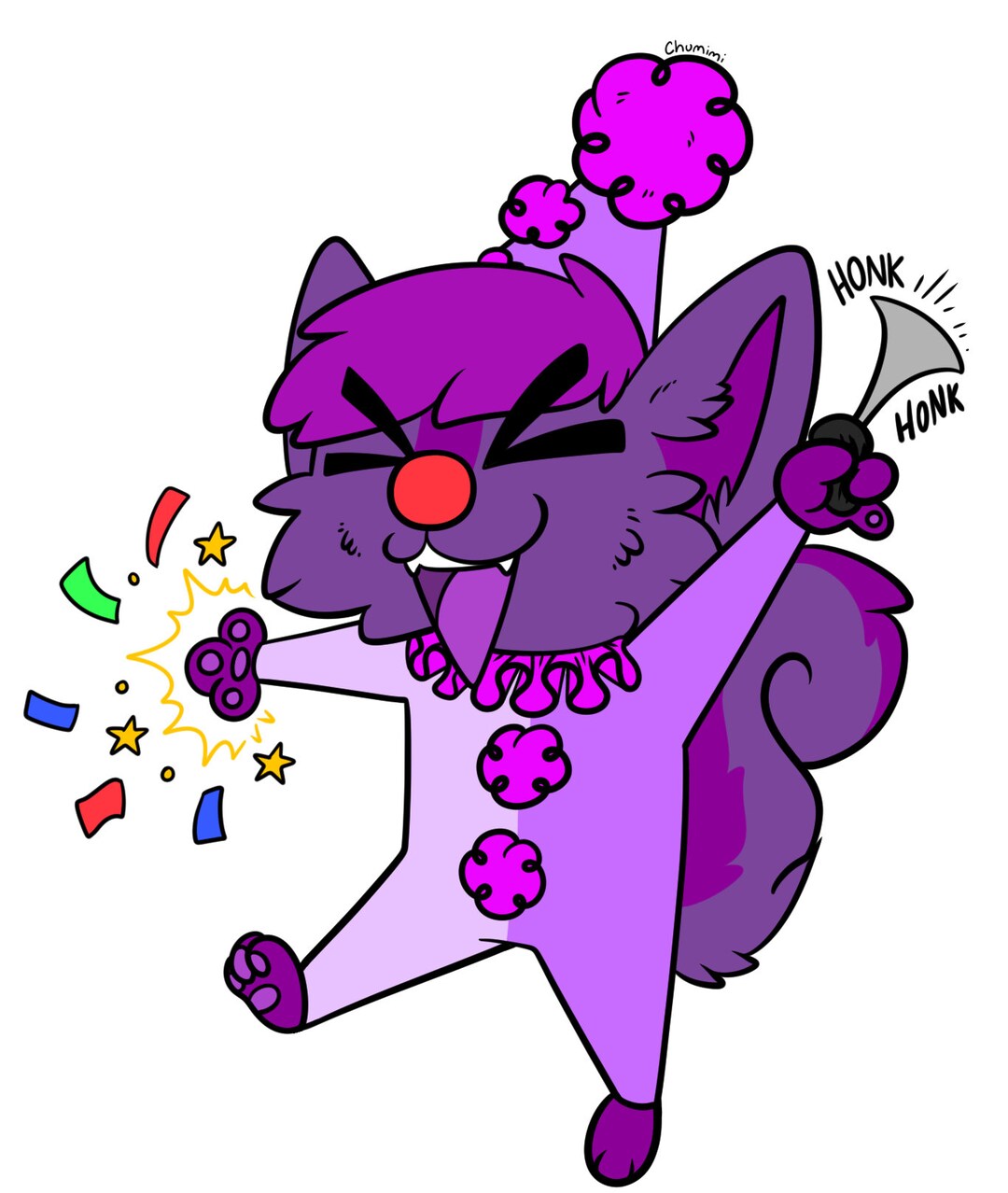Silly Guy Clown Fursona OC YCH - Etsy