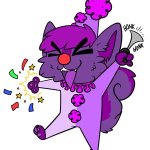 Silly Guy Clown Fursona OC YCH - Etsy