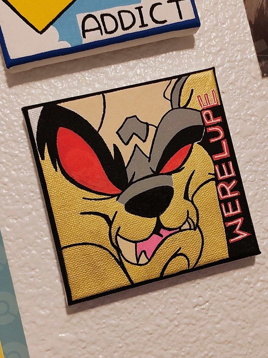 Neopets Inspired Werelupe Avatar Canvas Painting - Etsy