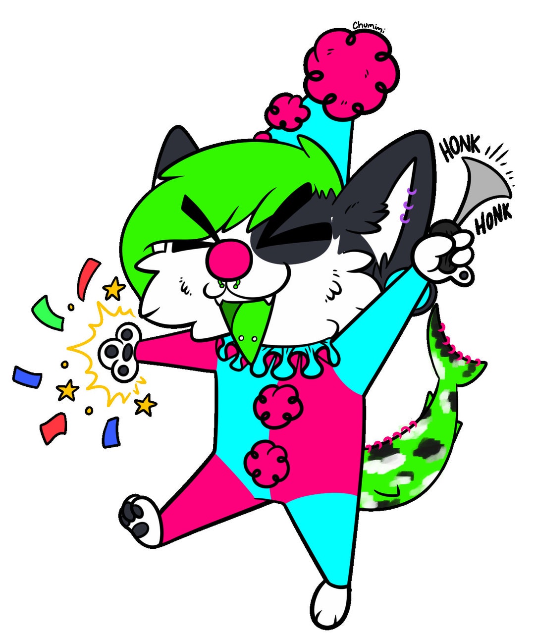Silly Guy Clown Fursona OC YCH - Etsy