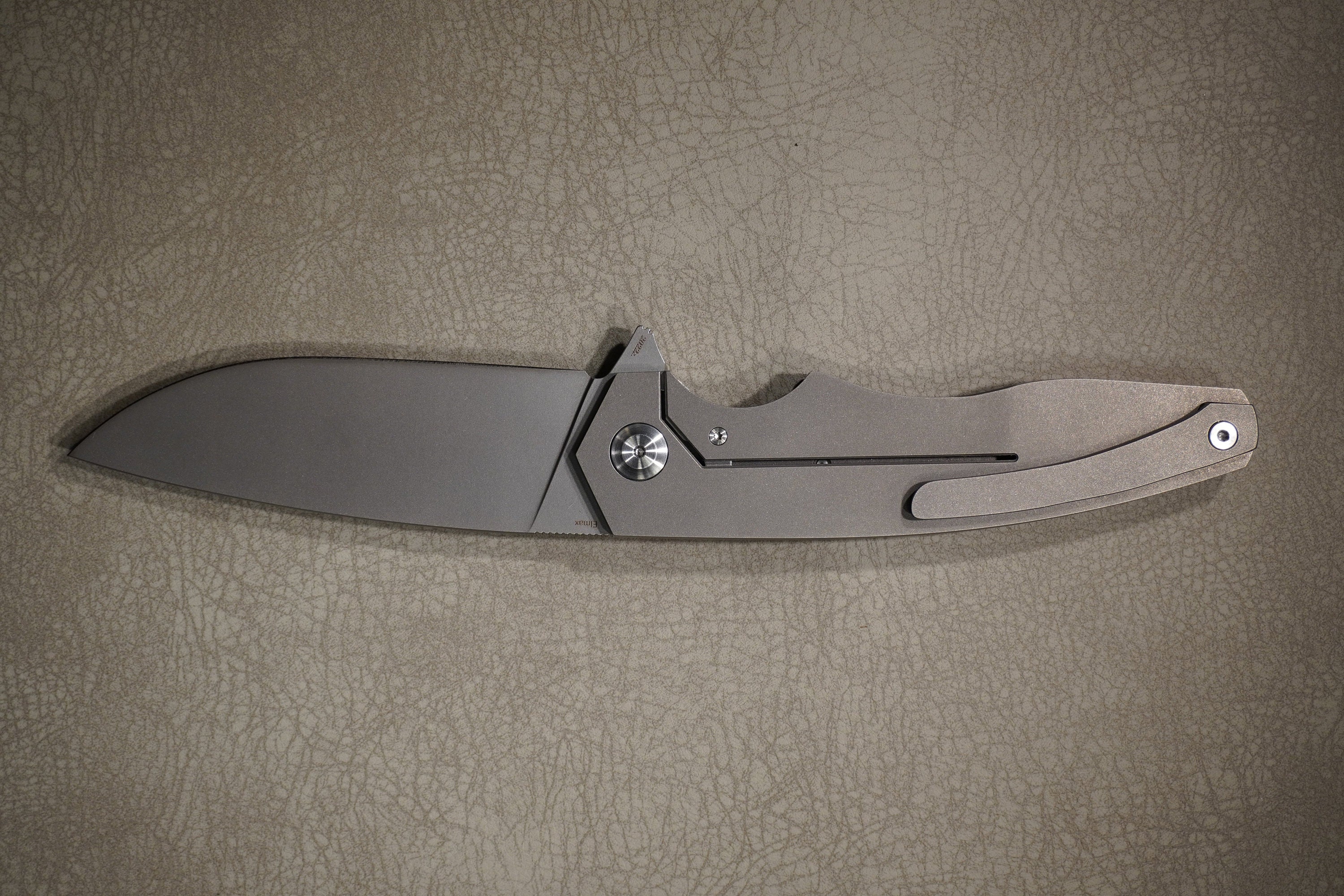 Cheburkov Knife Killer Whale, Steel Elmax, Handle Red and Black Carbon ...