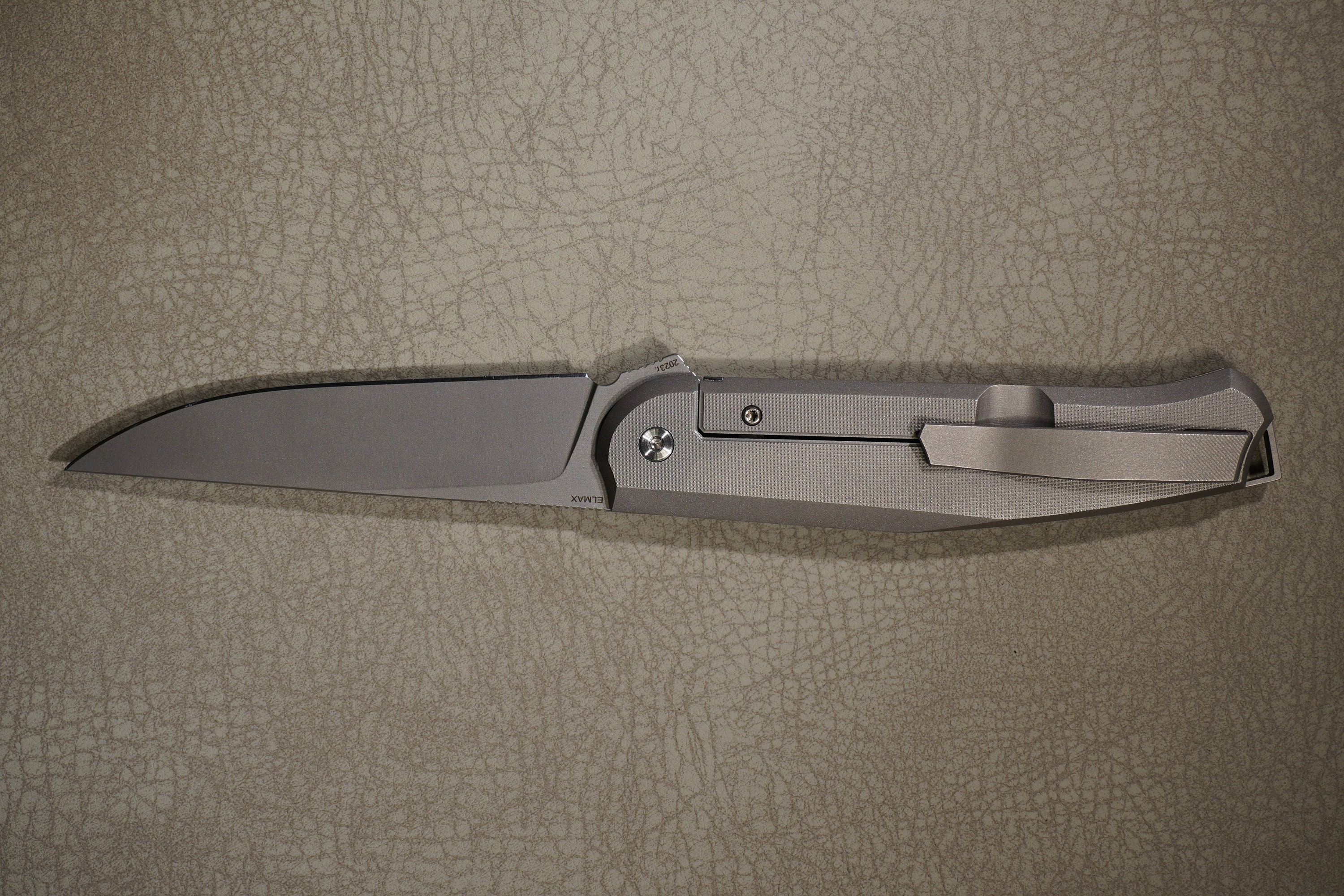 Cheburkov Knife Colibri XL Steel Elmax, Handle Gray Titanium - Etsy