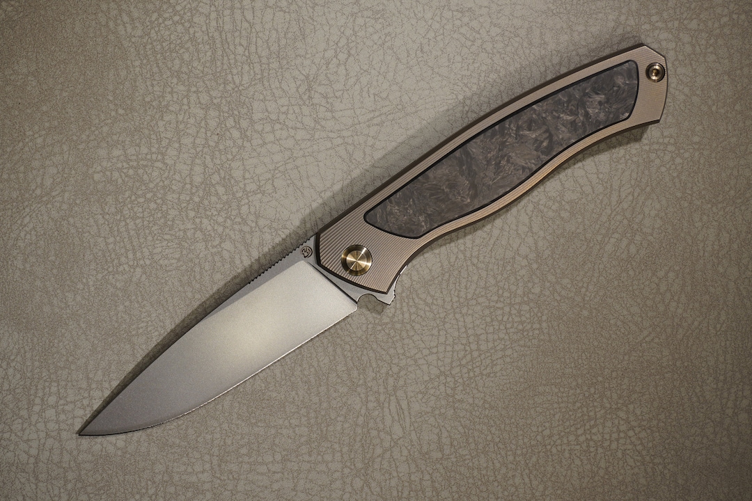 Cheburkov Knife Scout New With an Insert, Steel Elmax, Handle Marble ...