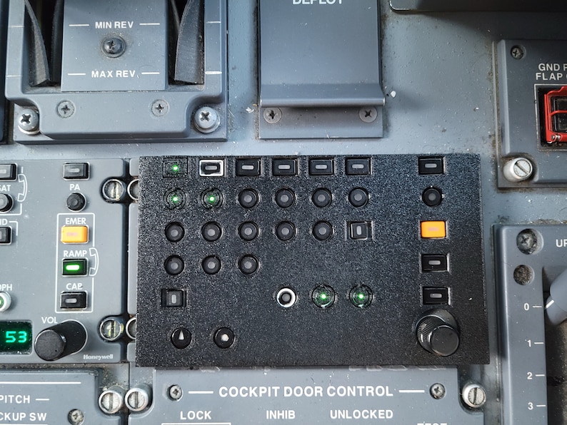 PAIR Audio Panel Shade Embraer Regional 170 175 190 195 ERJ EMB Airline ...