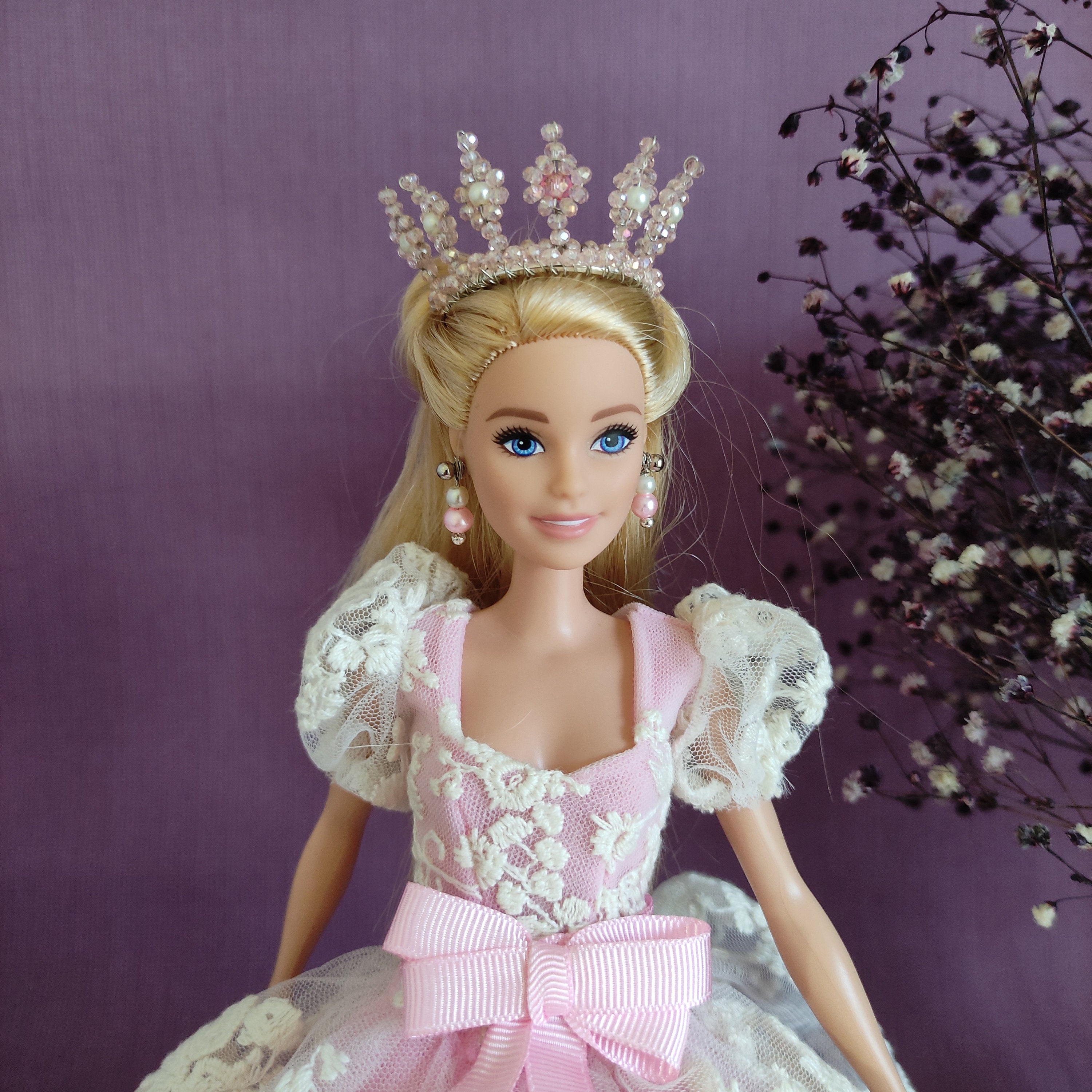 Pink White Princess Dress Set Beautiful Pink Design Best Gift for Her ...