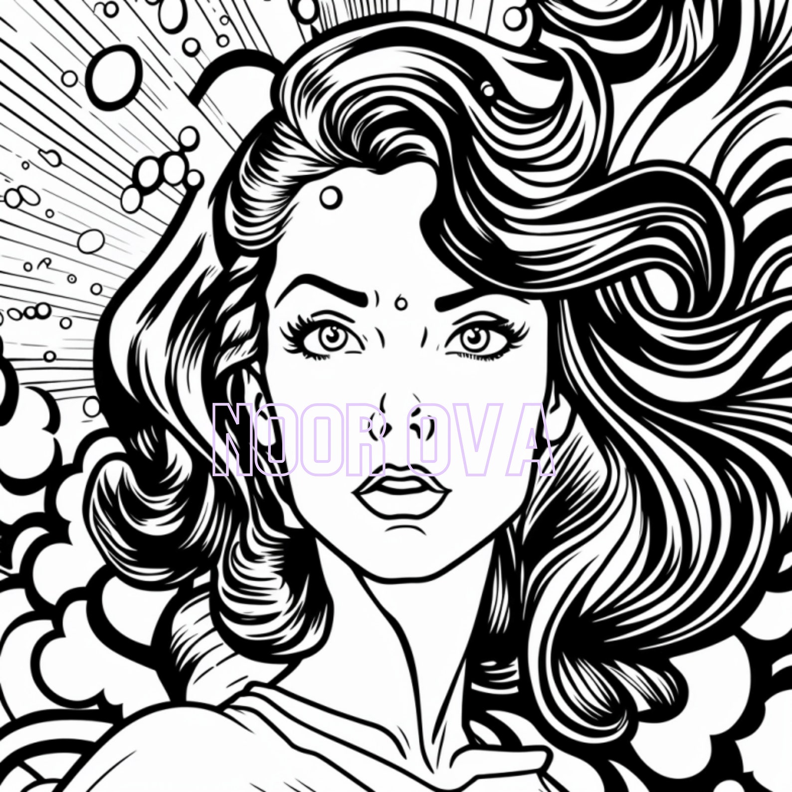 Relax and Unwind With DIY Pop Art: Printable Coloring Pages of Classic ...