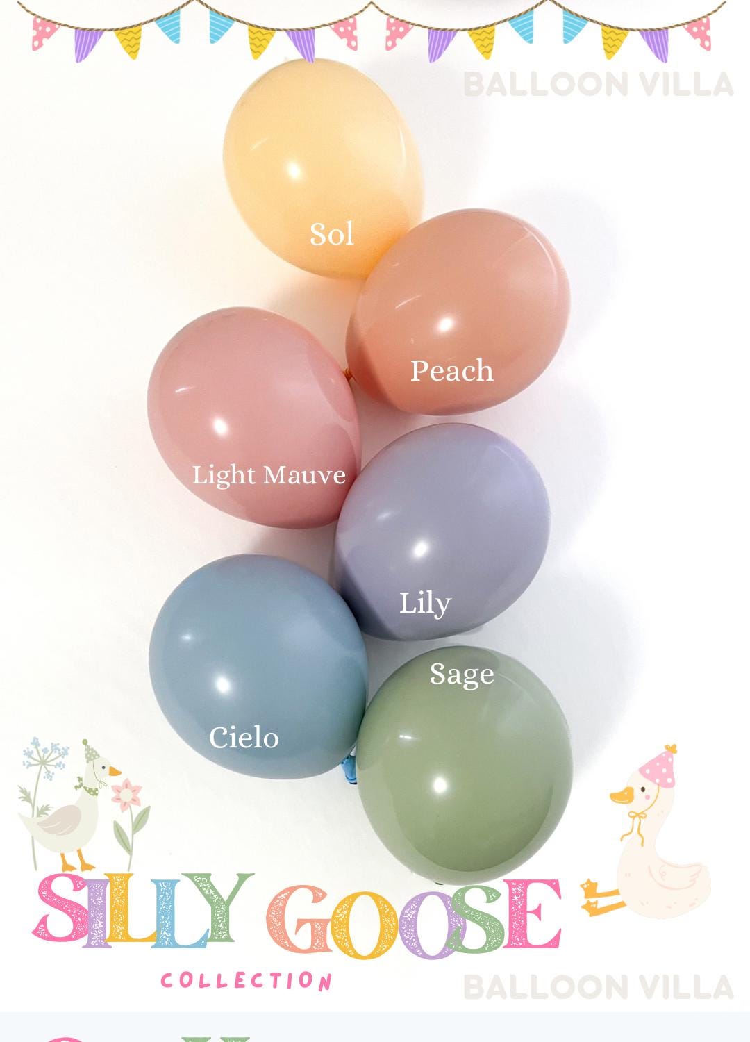 One Silly Goose DIY Balloon Garland Kit / Custom High Quality/ Pastel ...