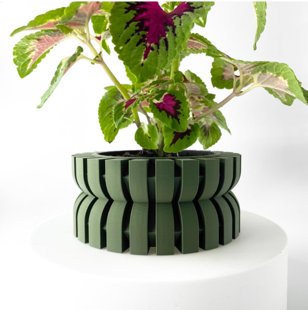 20. Modern Elegance: Petite 3D Printed Succulent Planter, Planter Pot ...
