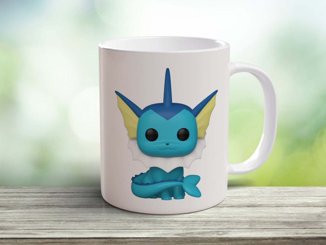 Vaporeon Funky Pop Style Mug Quirky Mug for Caffeine Enthusiasts ...